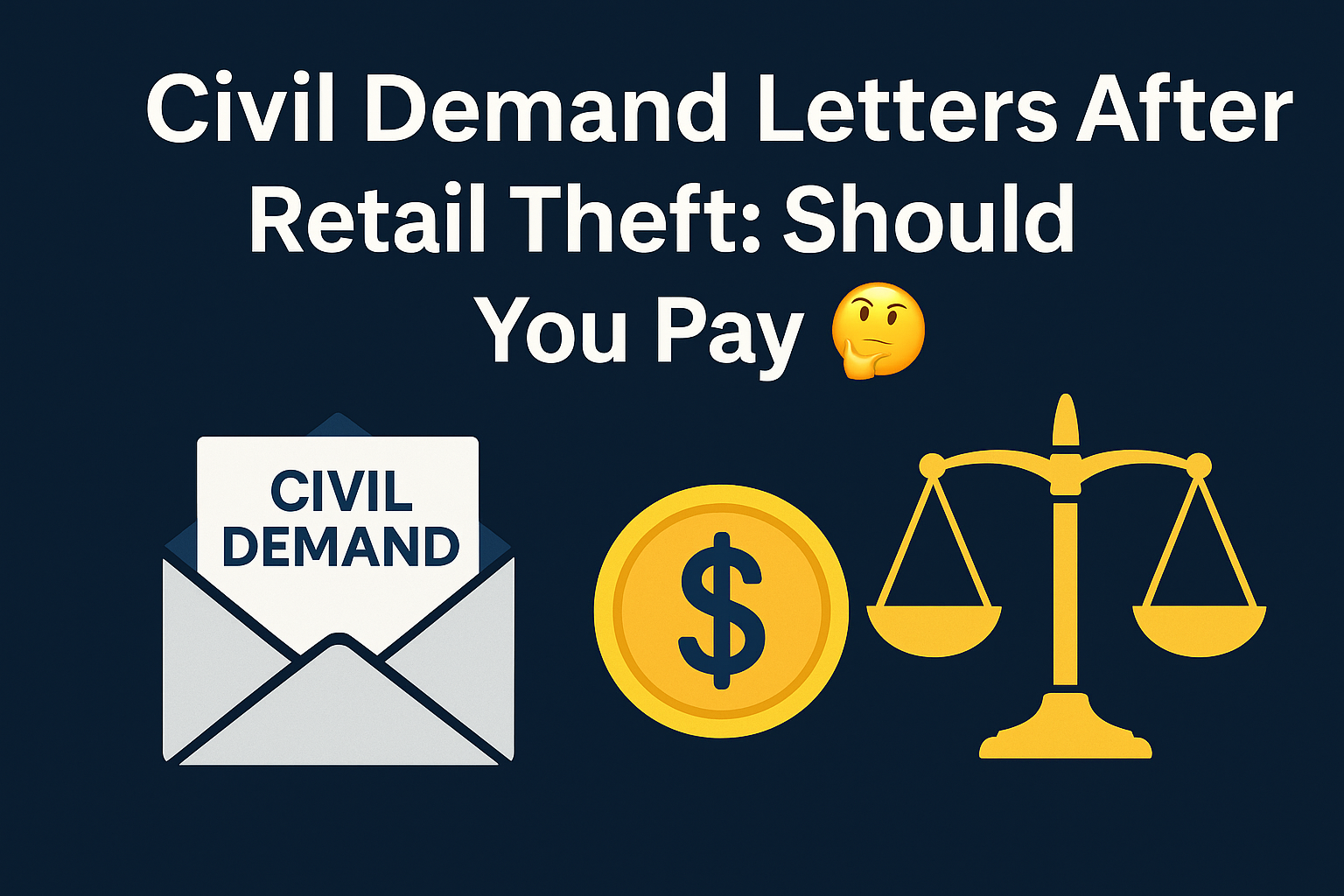 Civil Demand Letters After Retail Theft: Should You Pay?