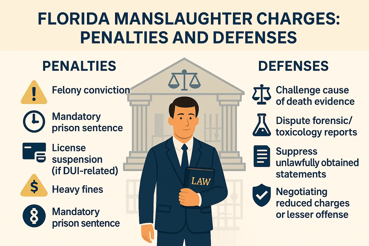 Florida Manslaughter Charges: Penalties & Defenses