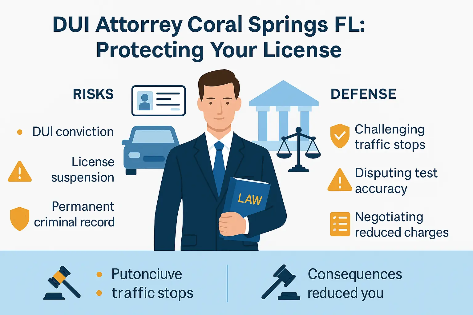 DUI Attorney Coral Springs FL: Protecting Your License
