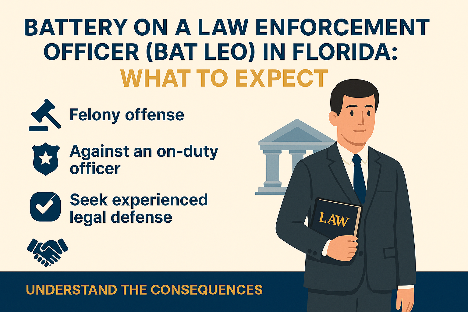 Battery on a Law Enforcement Officer in Florida (BAT LEO): What to Expect