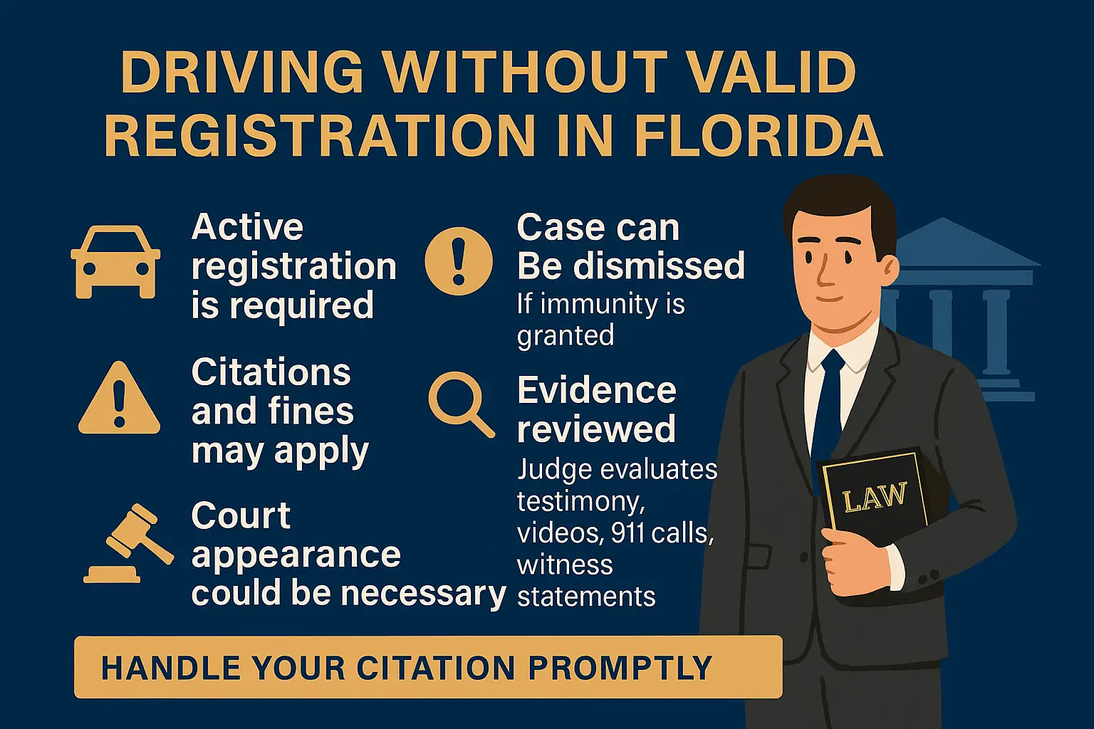 Driving Without Valid Registration in Florida | What Really Happens