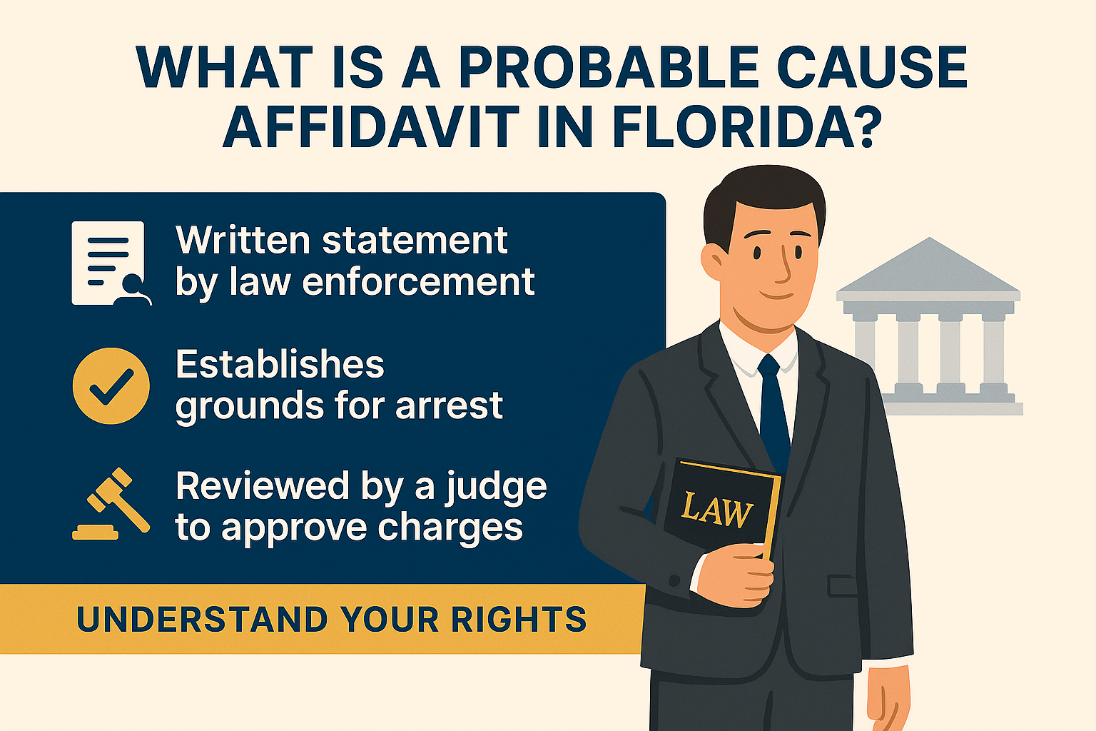 What Is a Probable Cause Affidavit in Florida?