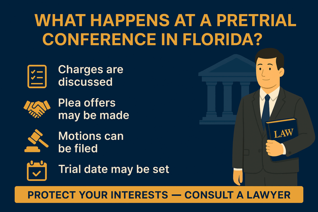 What Happens at a Pretrial Conference in Florida?