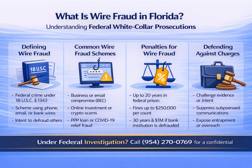 Wire Fraud in Florida: What It Means and How to Fight It