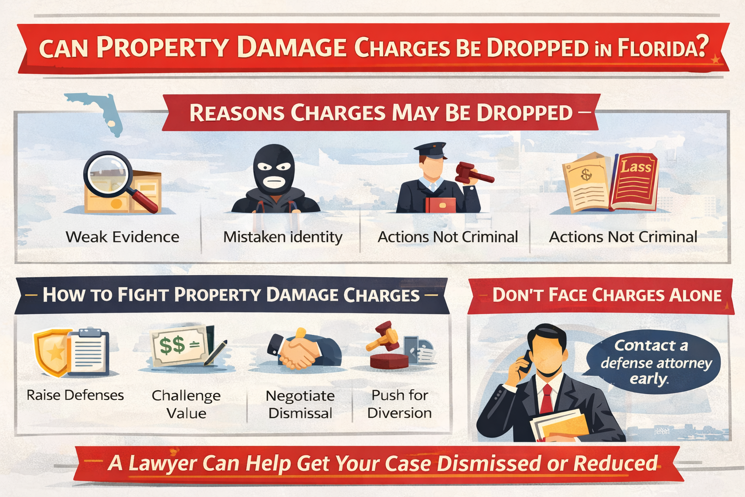 Can Property Damage Charges Be Dropped in Florida? | Criminal Mischief ...