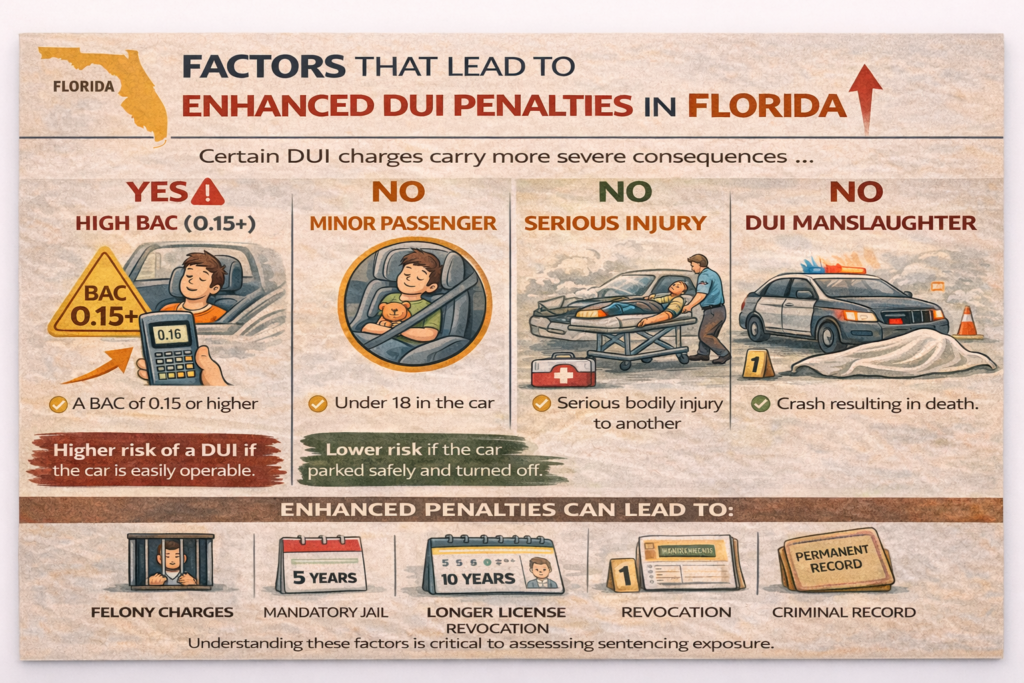 What Enhances DUI Penalties in Florida? | Michael White, P.A.