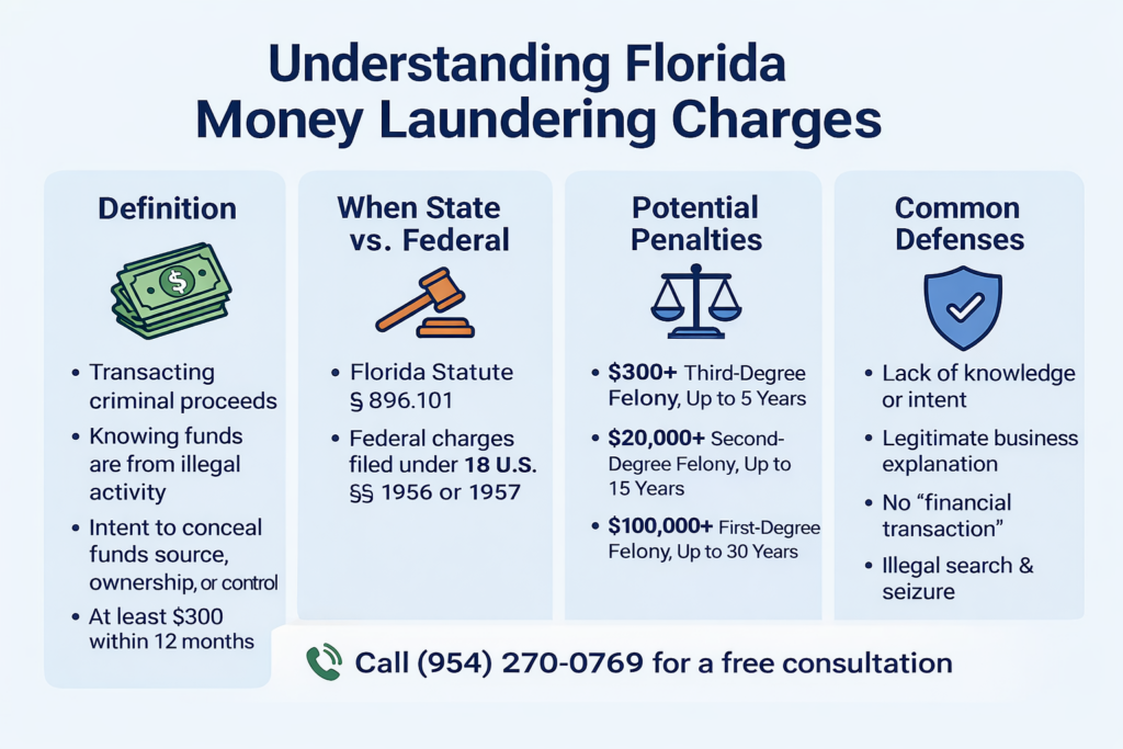Money Laundering Charges Florida | Fort Lauderdale Defense