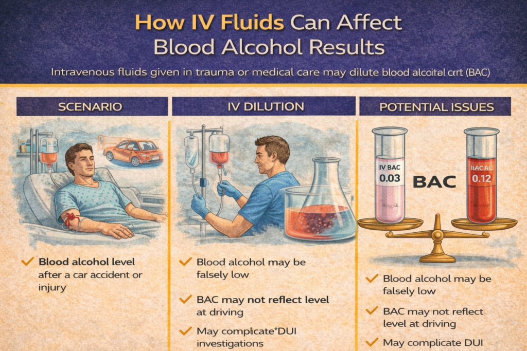 How IV Fluids Can Affect Blood Alcohol Results in Florida DUI Cases