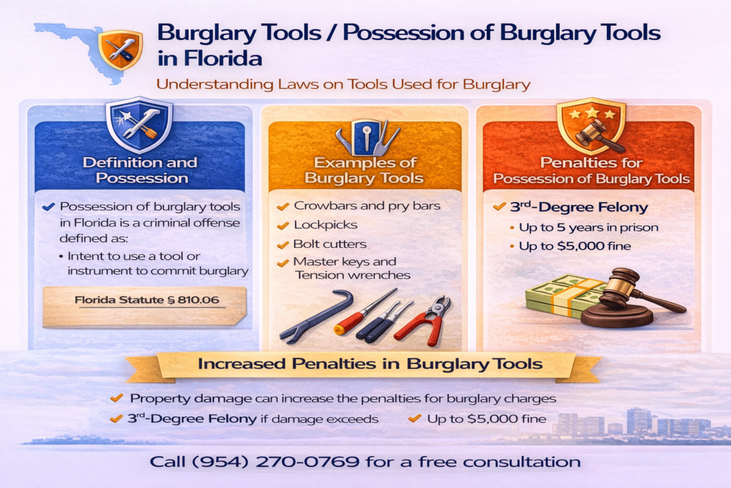 Possession of Burglary Tools in Florida | Charges & Defenses